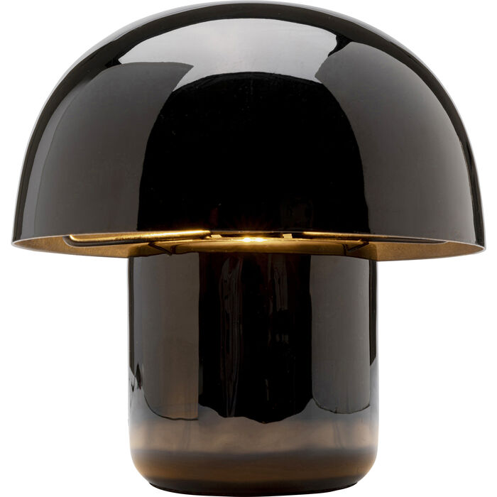 Table Lamp Mushroom Black 20cm