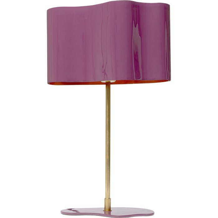 Table Lamp Cloudy Oval Plum 49cm