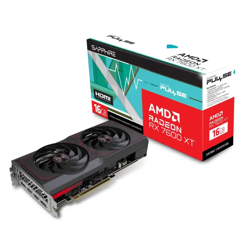 Grafička karta AMD Sapphire Pulse RX 7600 XT GAMING OC 16GB GDDR6