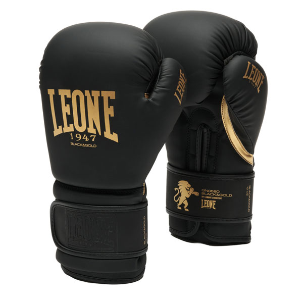 Rukavice za boks Black & Gold Leone1947