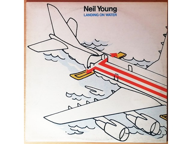 LP NEIL YOUNG - Landing On Water (1986) PERFEKTNA