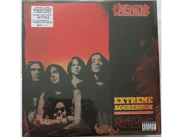 KREATOR - 3LP EXTREME  AGGRESSION (Novo !!!)