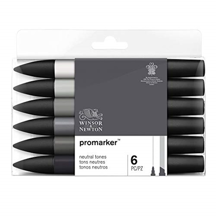 Set markera Winsor & Newton Promarker | neutralne nijanse