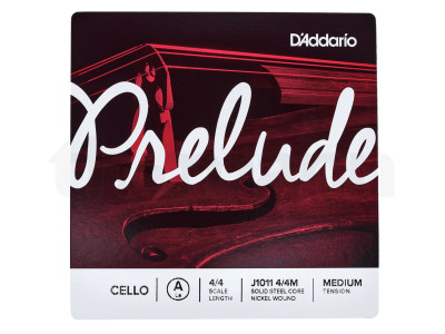 D'Addario Prelude J1011 4/4M Single String A