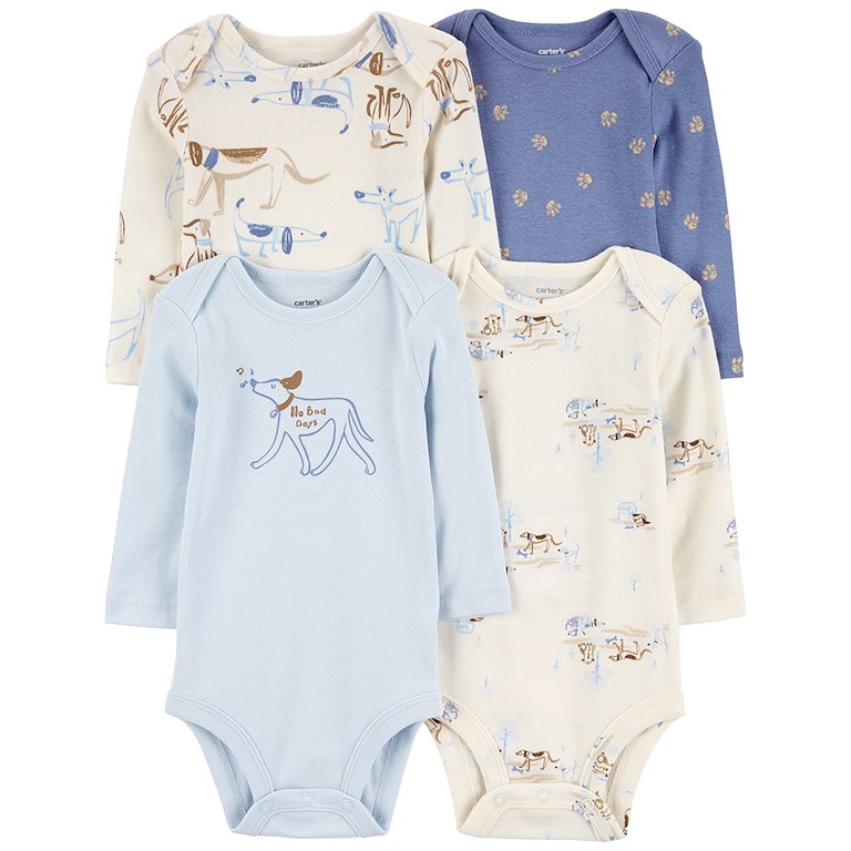 Carter's bodi za bebe dečake - set od 4 kom. BZ241R320310