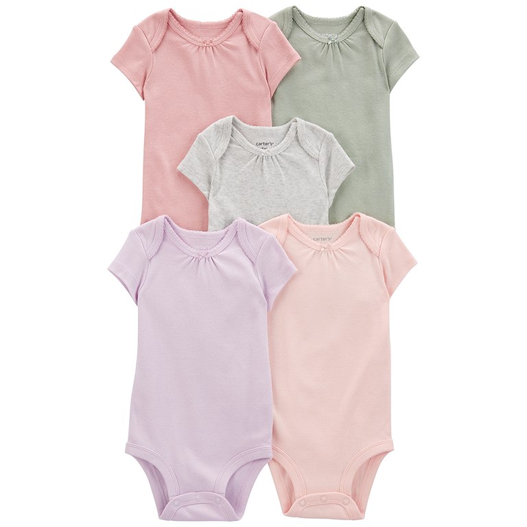 Carter's bodi za bebe devojčice - set od 5 kom. BZ241R036210