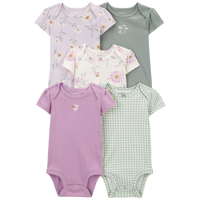 Carter's bodi za bebe devojčice - set od 5 kom. BZ241R035910