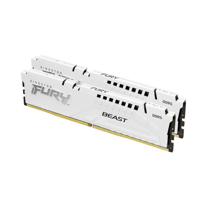 Ram memorija Kingston DIMM DDR5 32GB (2x16GB kit) 6800MT/s KF568C34BWK2-32 FURY Beast White XMP