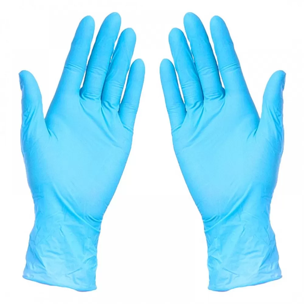 NITRILE GLOVES, nitrilne jednokratne rukavice, svetlo plave