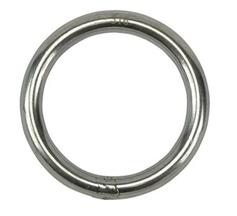 E Tackle SS Solid Split Ring