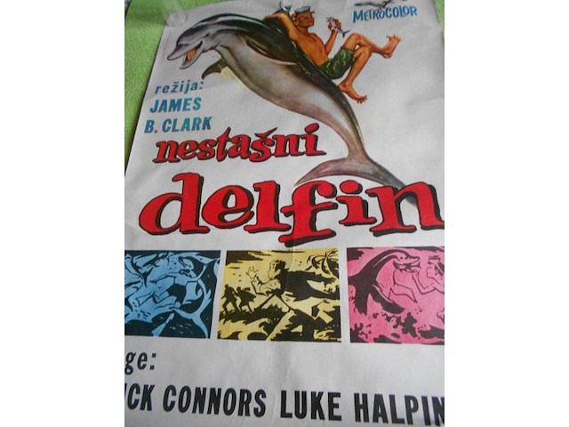 Nestašni delfin 1963. - original - odlično stanje