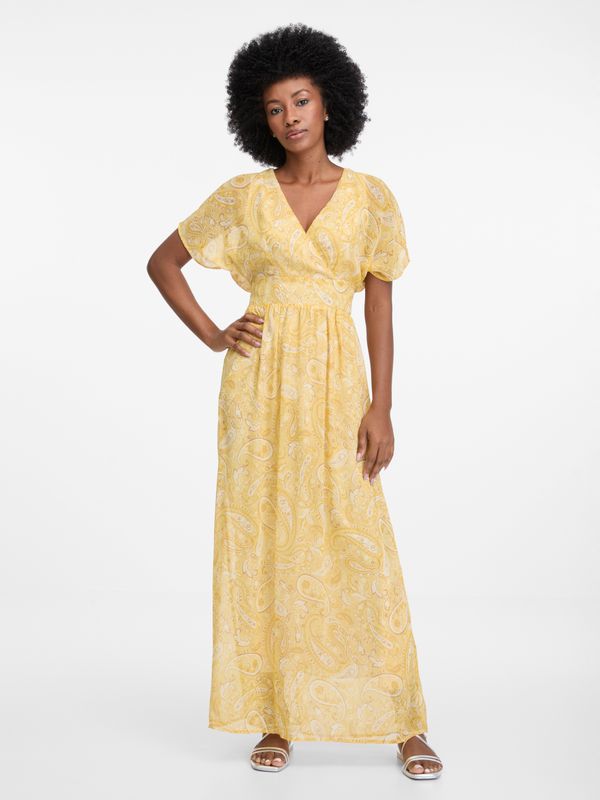 ORSAY YELLOW WOMEN'S MAXI DRESS - WOMEN'S