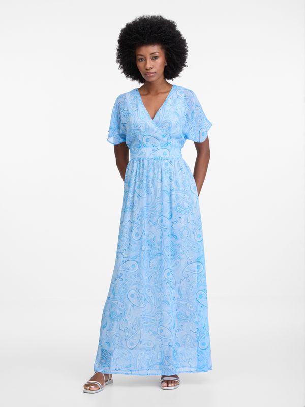 ORSAY LIGHT BLUE WOMEN'S MAXI DRESS - WOMEN