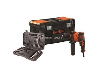 Električna udarna bušilica 710W + kofer + pribor Black+Decker BEH710KA80