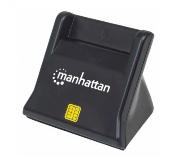 USB smart card reader Manhattan 102025, samostojeći