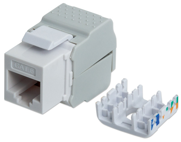 Modul RJ45 Intellinet 167062 Cat6/tool-less/568B 2-1/beli