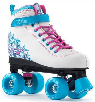 Rolšue! - SFR Vision II Quad skates white/blue