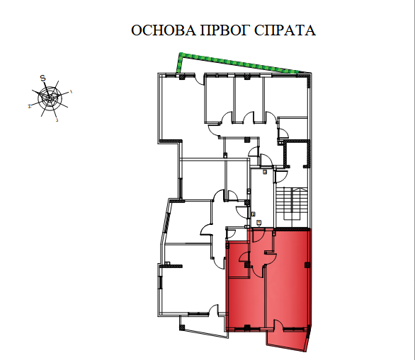 U blizini Delte i Doma zdravlja, Jednoiposoban stan na prodaju, 48.55m2, 91.700€