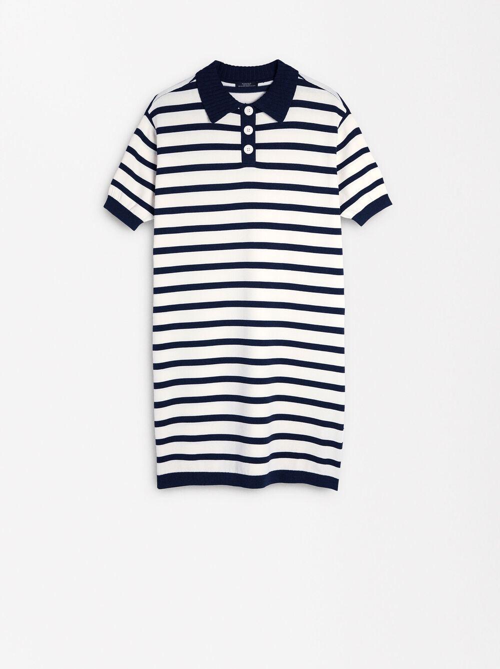 Online Exclusive - Striped Shirt Polo Dress