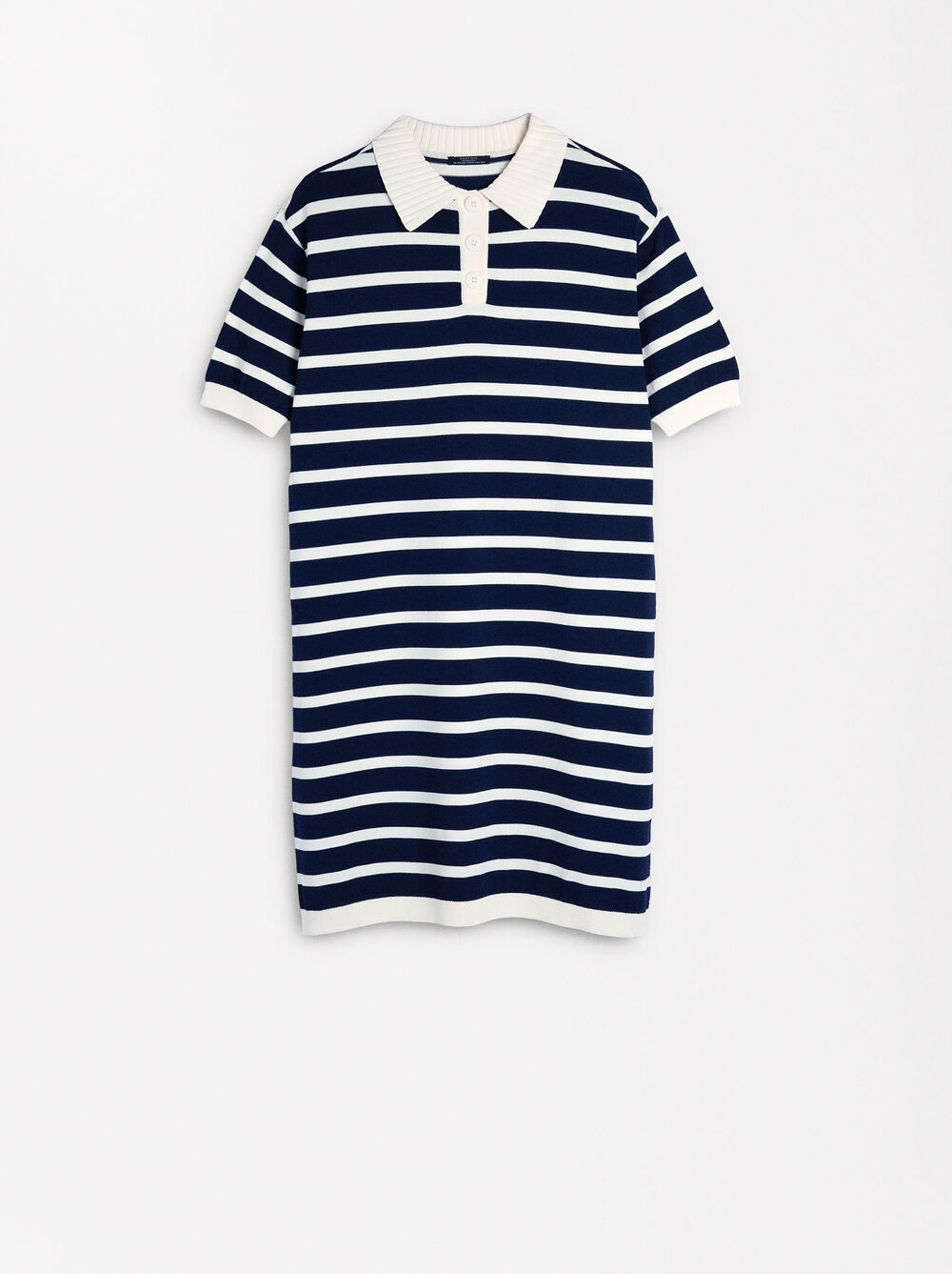 Online Exclusive - Striped Shirt Polo Dress