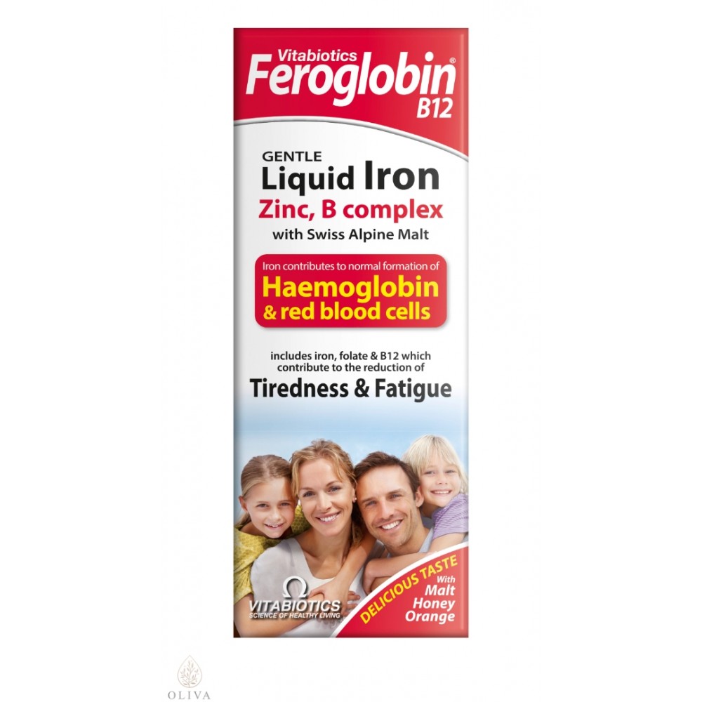 FEROGLOBIN B12 VITABIOTICS RASTVOR ZA ORALNU UPOTREBU 200 ML