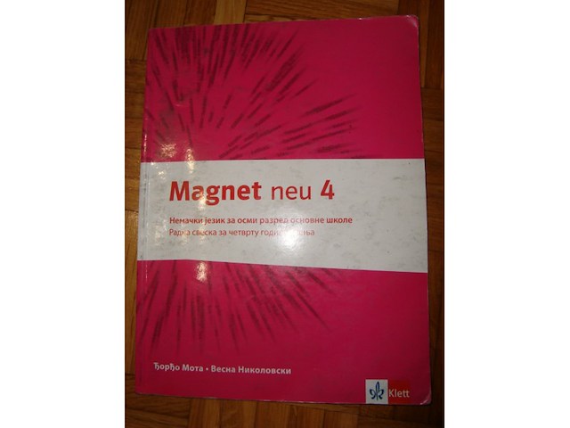 MAGNET NEU 4 - RADNA SVESKA ZA NEMAČKI JEZIK VIII RAZ.