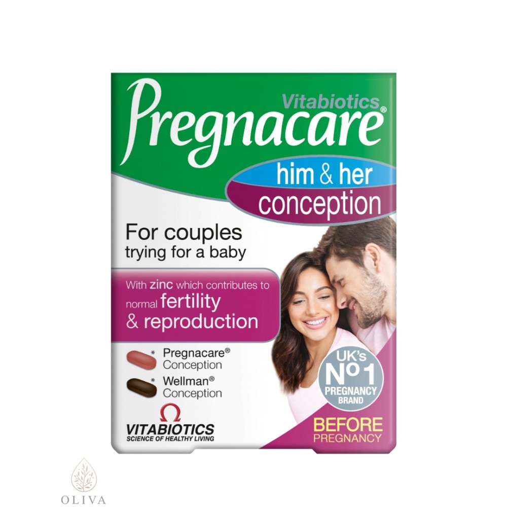 PREGNACARE HIM & HER CONCEPTION VITABIOTICS 60 TABLETA