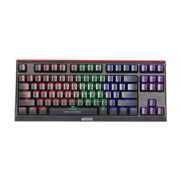 Tastatura Wireless Marvo KG953W mehanička (crveni svičevi) sa RGB osvetljenjem