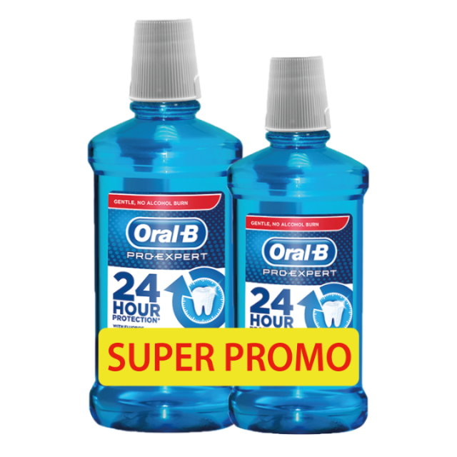 ORAL B PROFESSIONAL PROTECTION TEČNOST ZA ISPIRANJE USTA PROMO 500+250ML