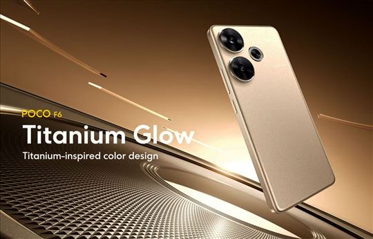 Xiaomi Poco F6 5G 12/512gb Titanium Novo!