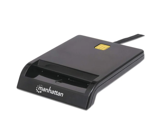 USB smart card reader Manhattan 102049, black