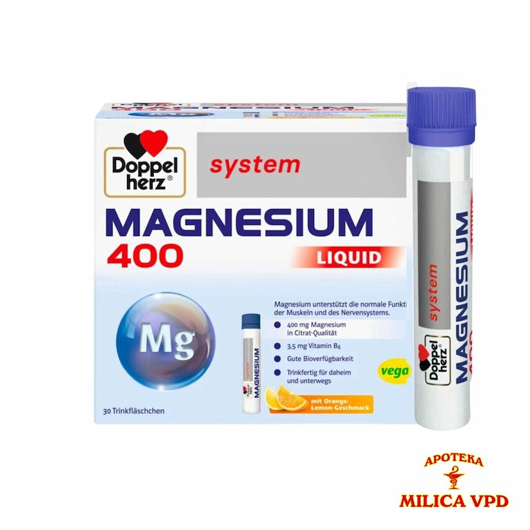 Doppel Herz Magnesium citrat 400mg 30 ampula