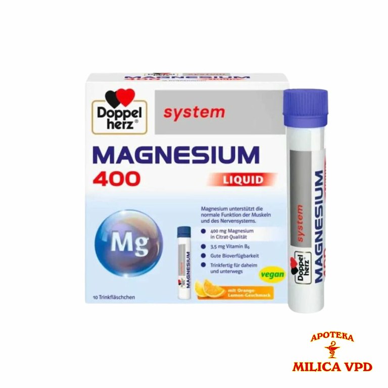 Doppel Herz Magnesium citrat 400mg 10 ampula