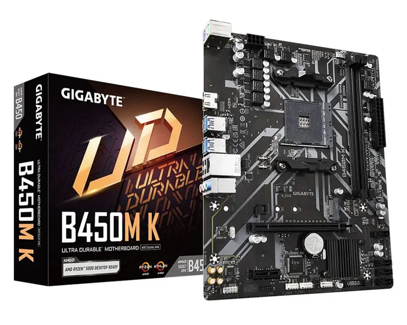 GIGABYTE Matična ploča B450M K 1.0/AM4 crna