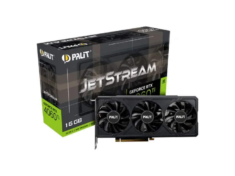 PALIT NE6406T019T1-1061J Grafička kartica, Geforce RTX4060Ti JetStream, 16GB, GDDR6 128bit