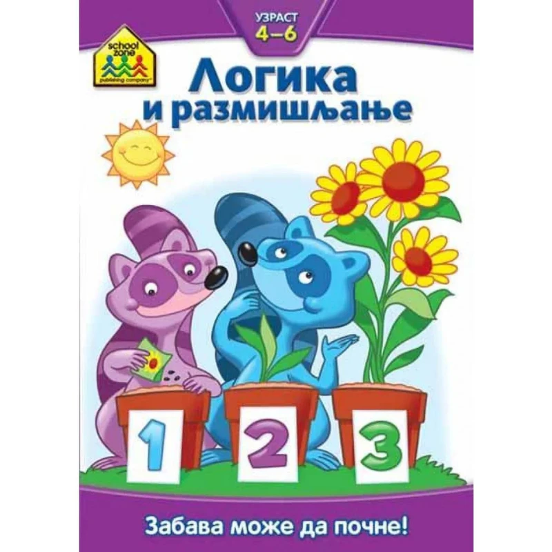 Vulkančić School Zone knjiga za decu Logika i razmišljanje, 4-6g