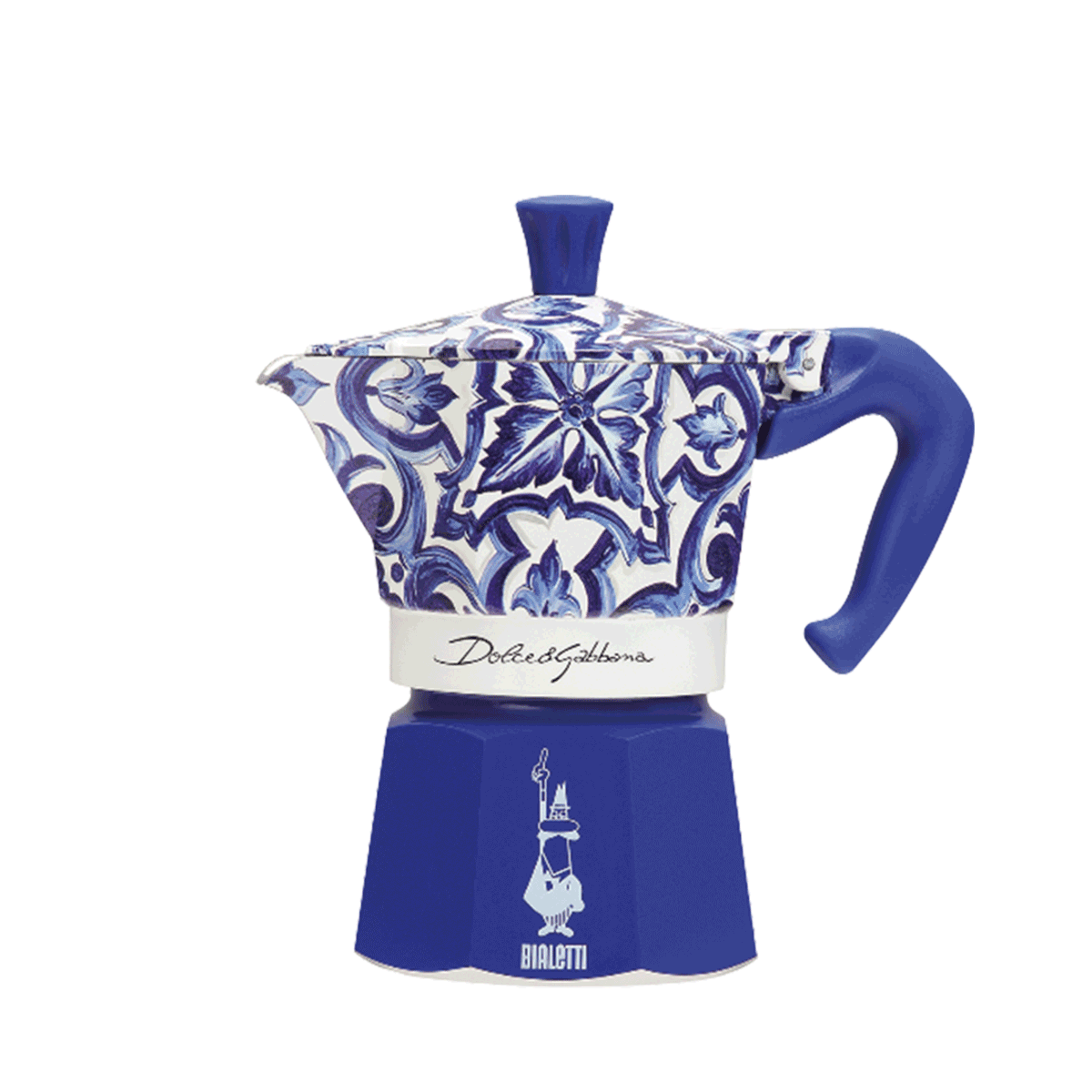 Bialetti and Dolce & Gabbana Mediterranean Blue – Moka Express 3 cups