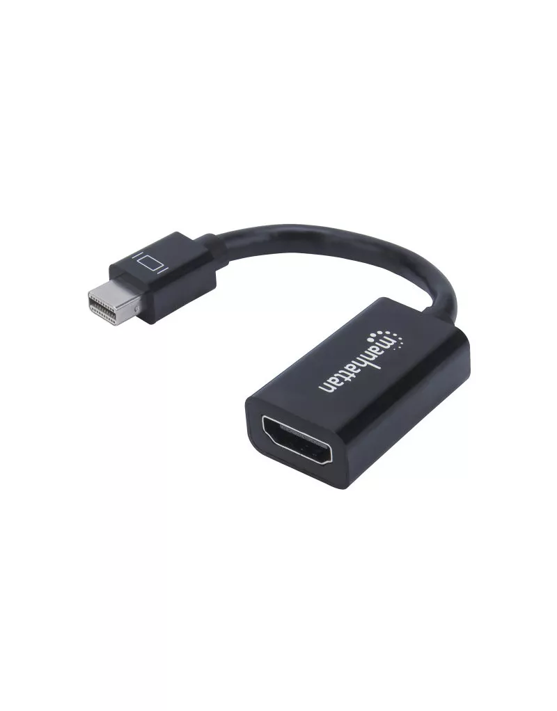 Adapter Manhattan 151528 Mini DisplayPort/M - HDMI 1080p Crni