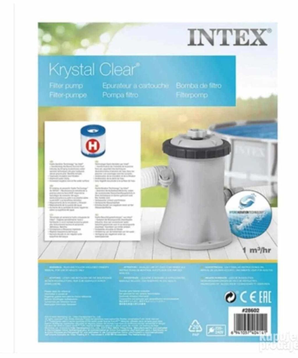 Originalna Intex pumpa za bazen C 330 Model 28602 Namenjena za bazene