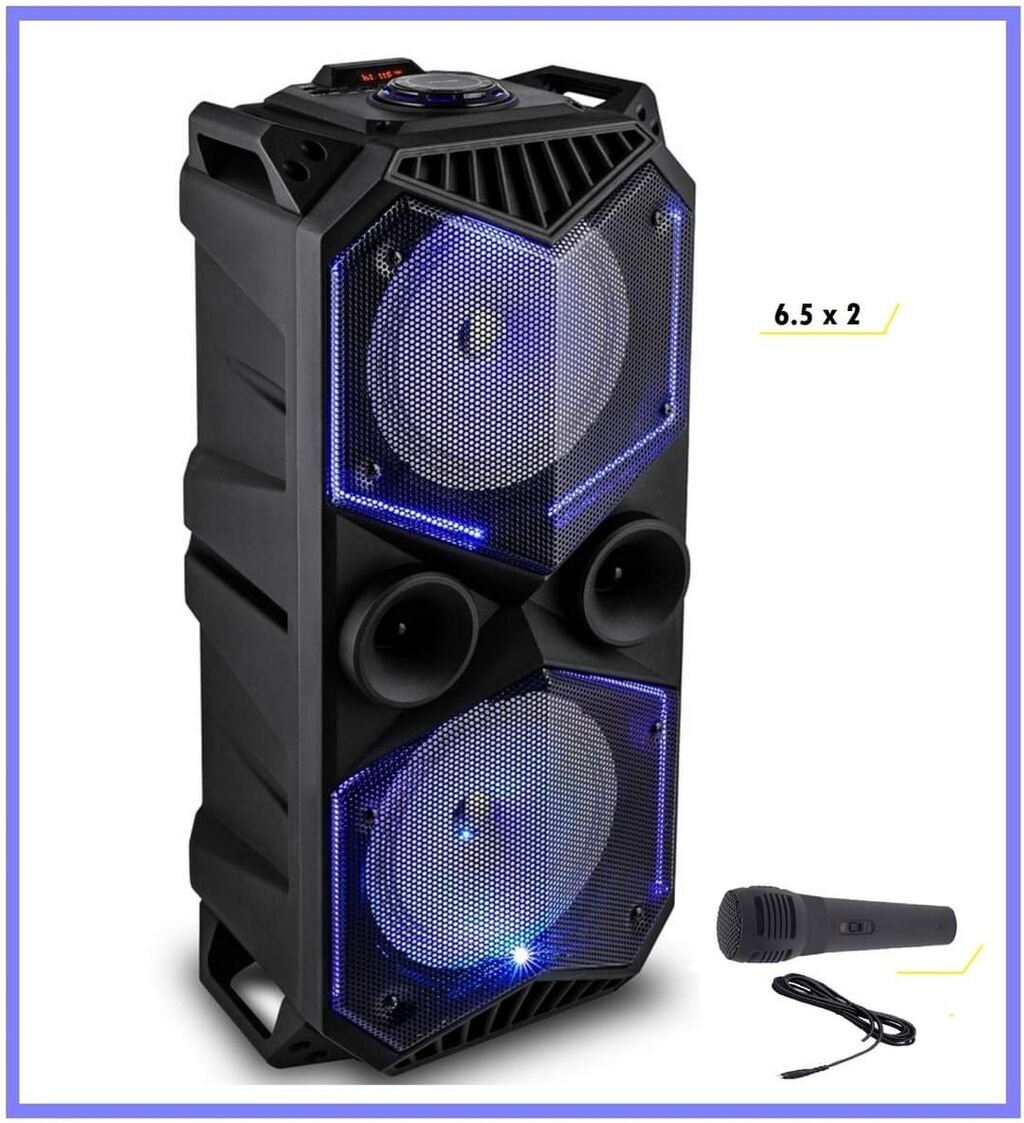                       -6500       Snaga 300w Mikrofon za karaoke. Blutut