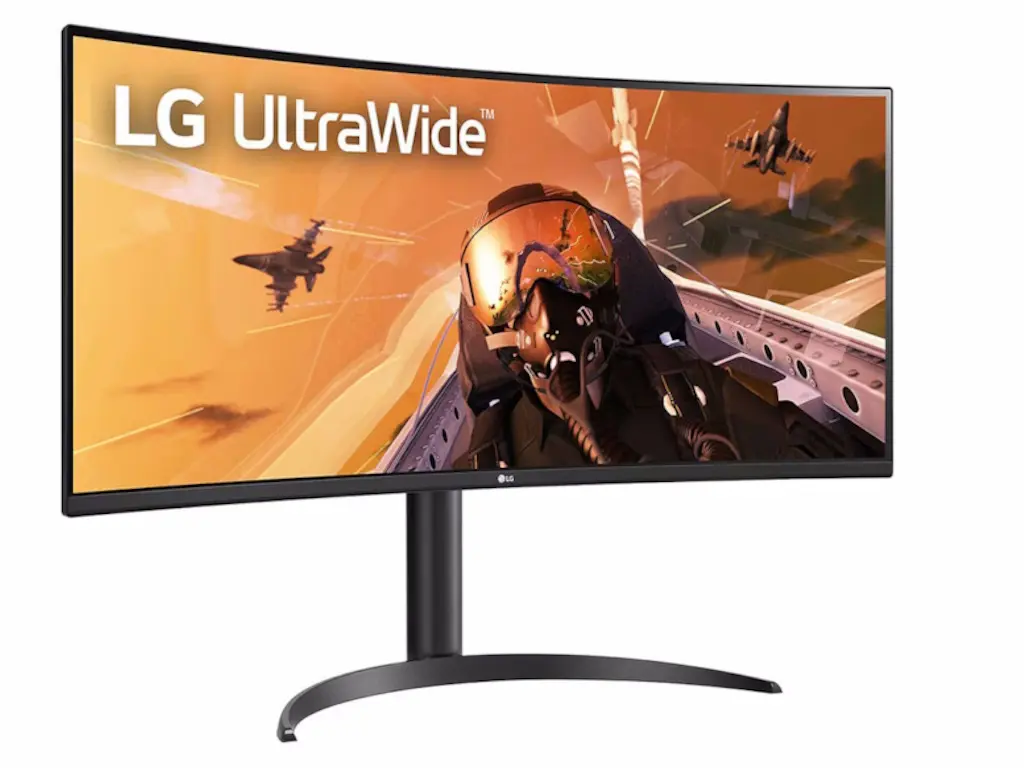 Gejming monitor LG 34WP75CP-B 34"/VA,zakrivljen,21:9/3440x1440/160Hz/1ms MBR/HDMIx2,DP,USB/freesync/visina