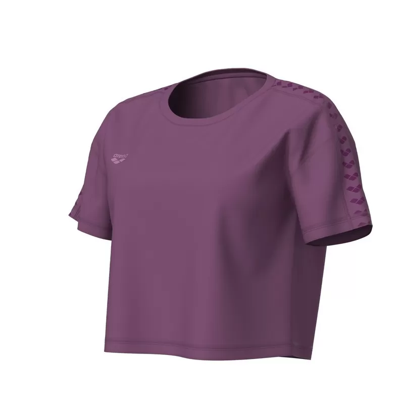 WOMENS ARENA CROP TEE DYED