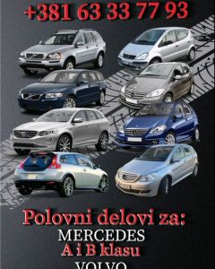 POLOVNI DELOVI ZA MERCEDES I VOLVO