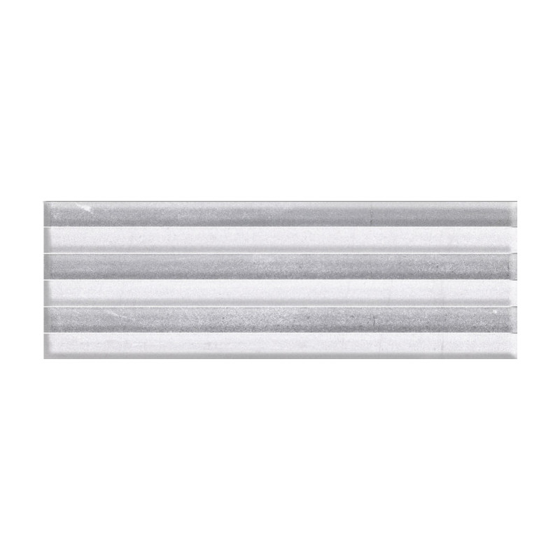 Zidne pločice Ocean relieve strip gris 20x60