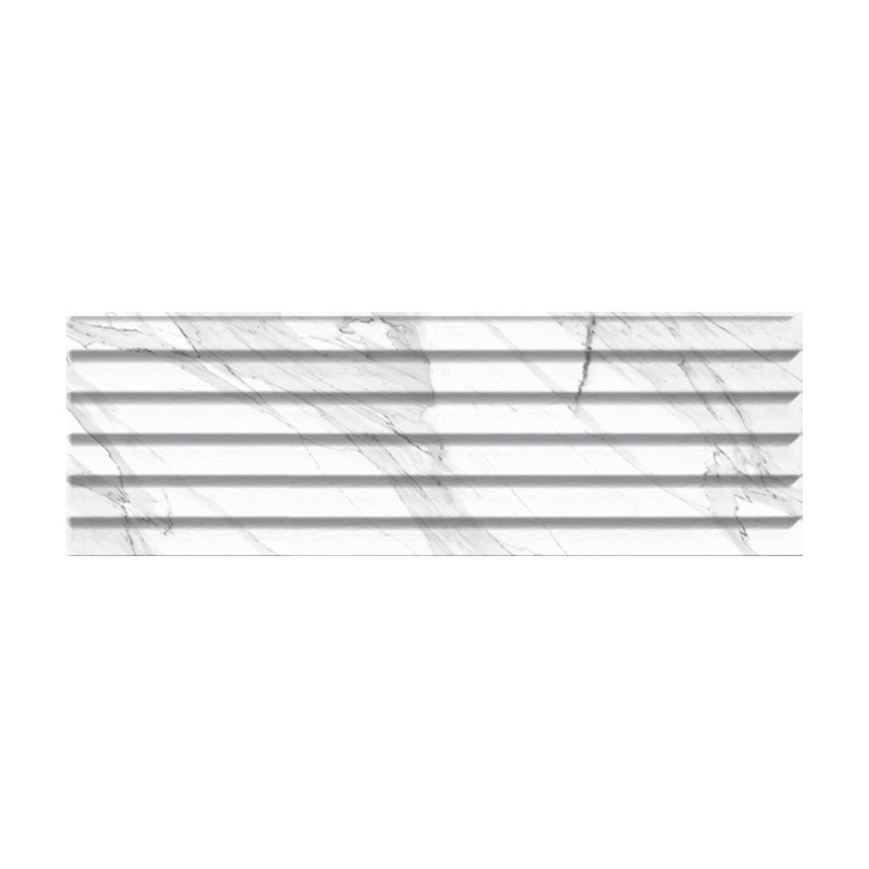 Zidne pločice Carrara relieve stripe blanco 20x60