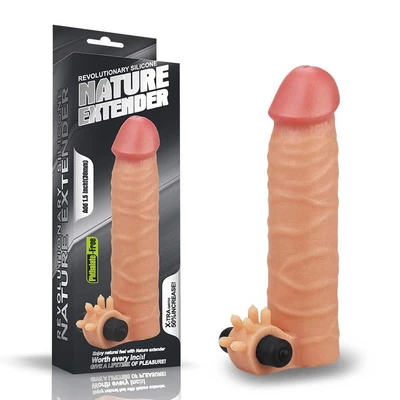 Penis navlaka 17cm sa vibracijom