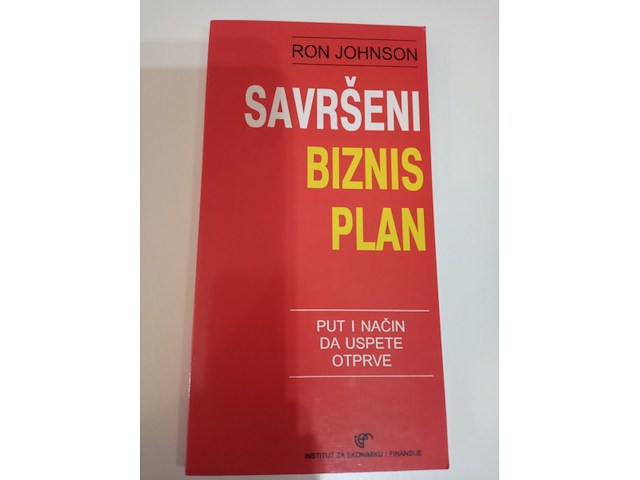 Savršeni biznis plan-Ron Džonson