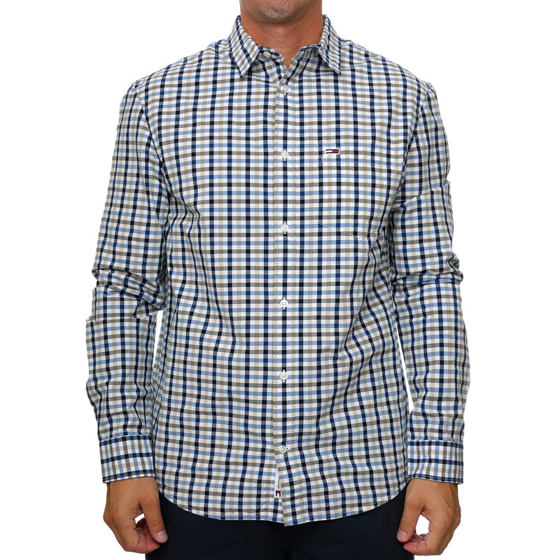 Muška košulja Tommy Hilfiger Tjm Reg Poplin Check Shirt