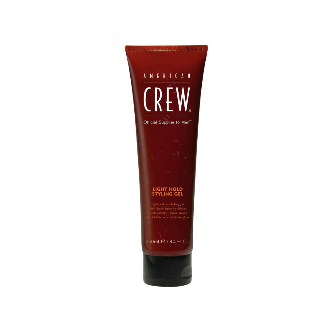 American CREW Light Hold Styling Gel Formula Bez Stvaranja Ljuspica 250 mL