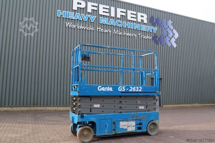 Podizanje makaza
Genie GS2632 Electric, Working Height 10m, 227kg Capacit